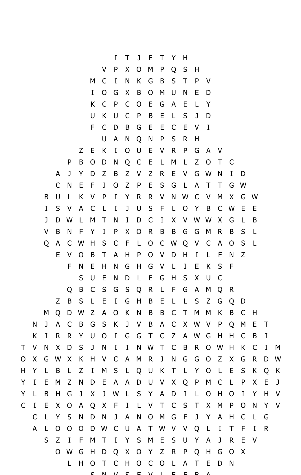 12 Days of Giveaways Word Search