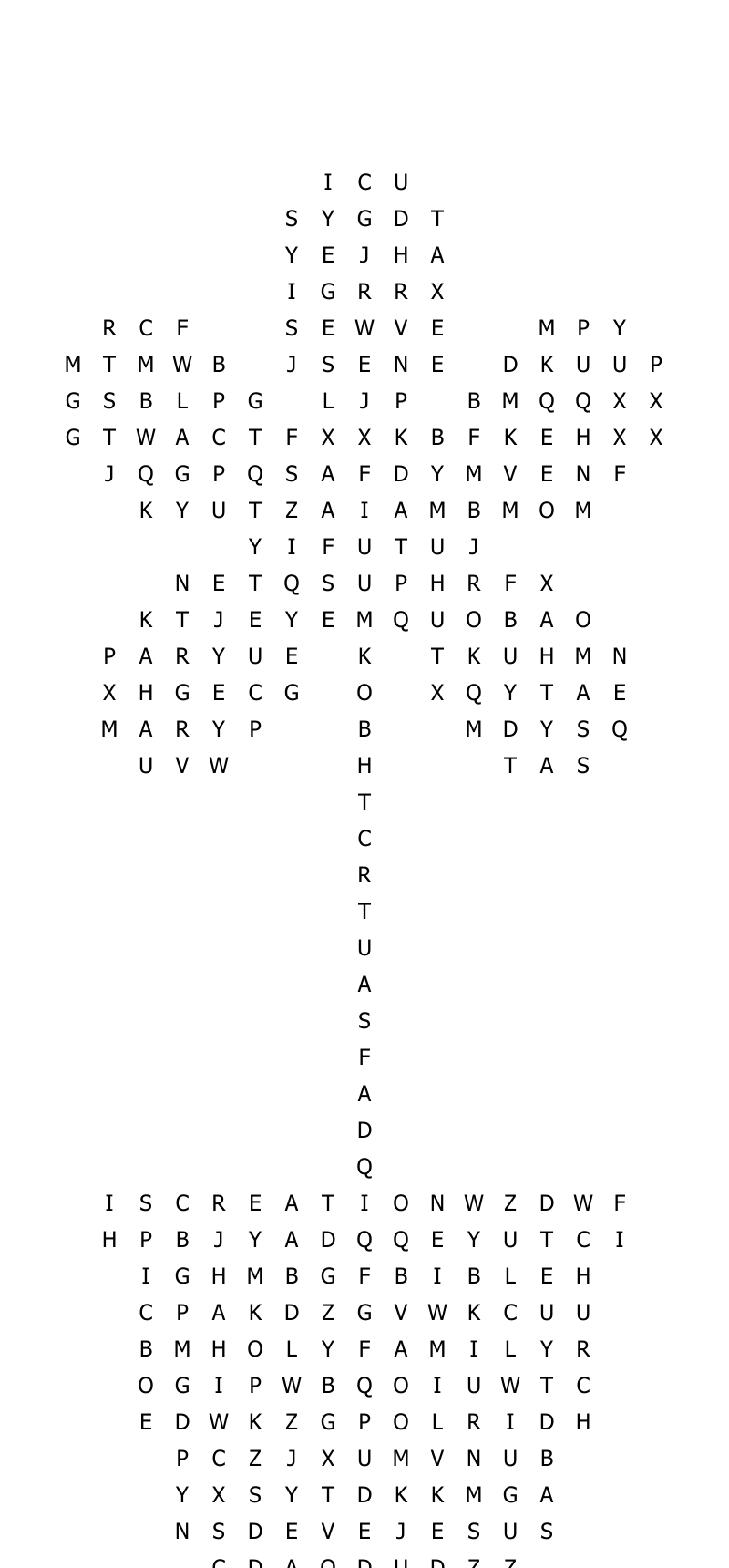 1st Grade Catholic Faith Words