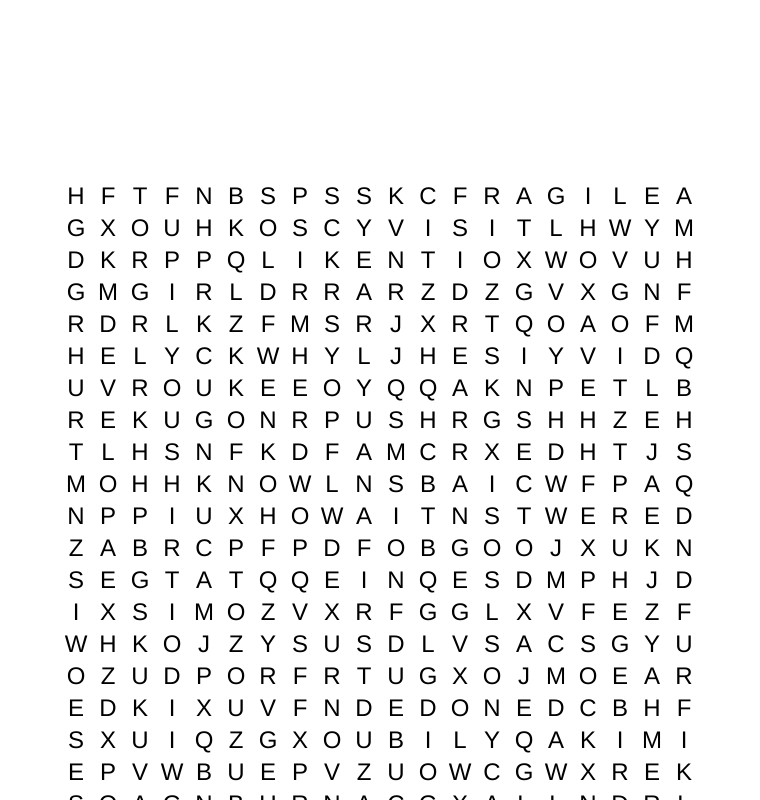 3.5 Spelling Word Search