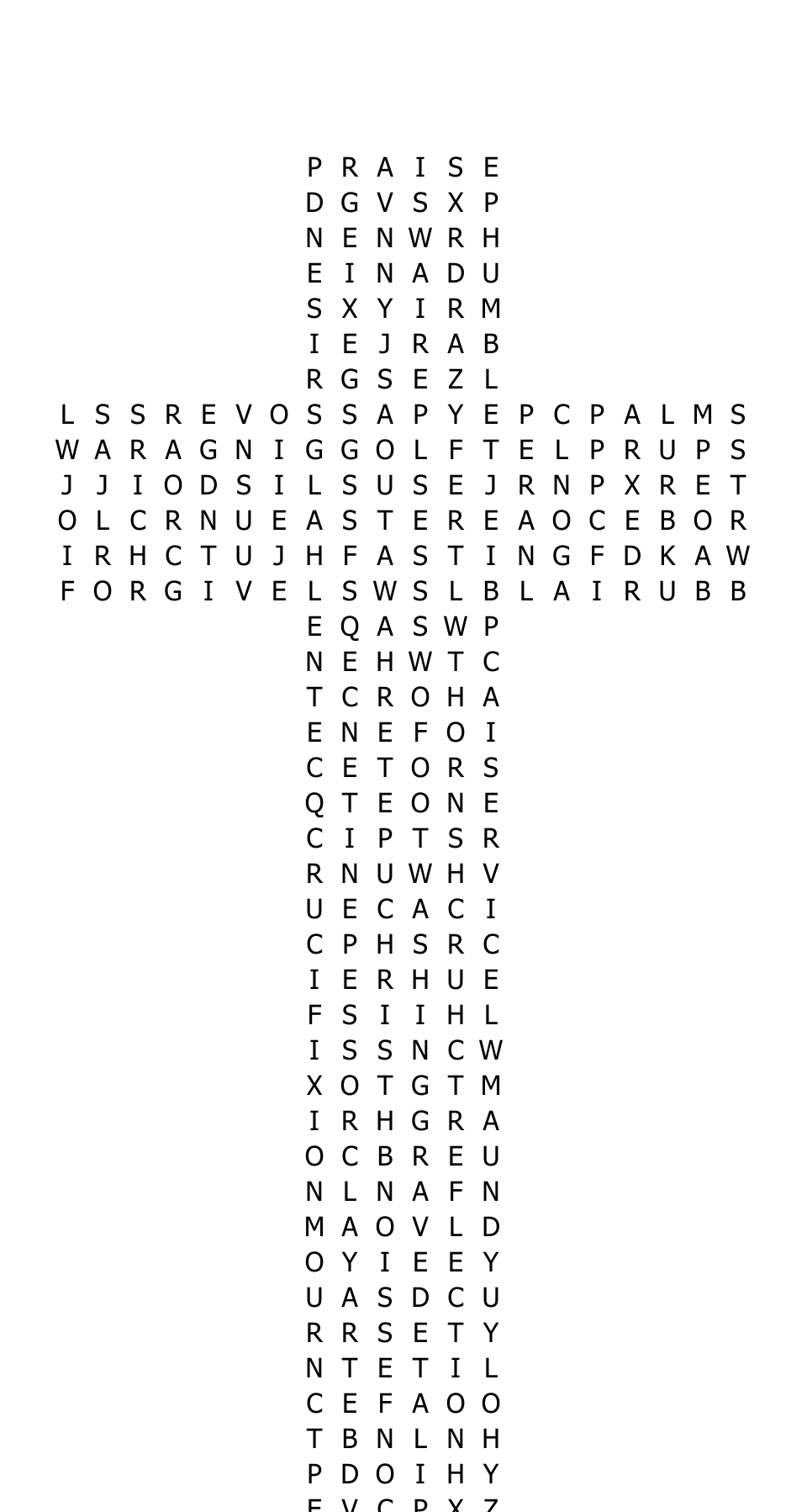 40 WORDS OF LENT