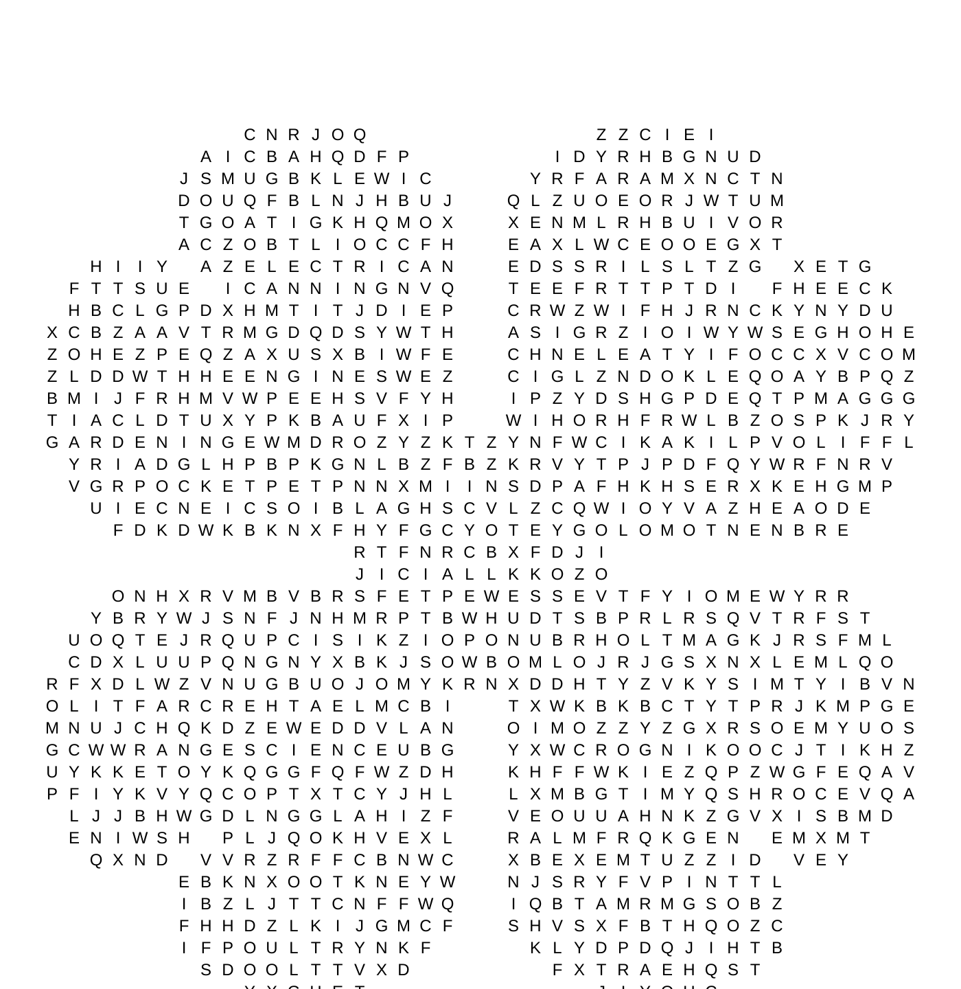 4H Project Word Search