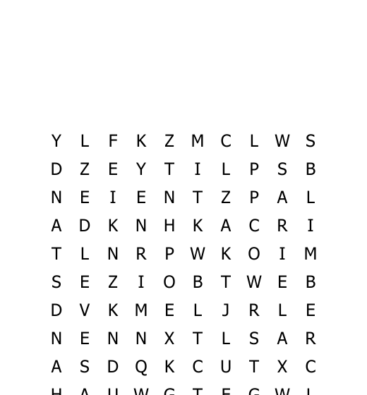 ACRO WORDSEARCH