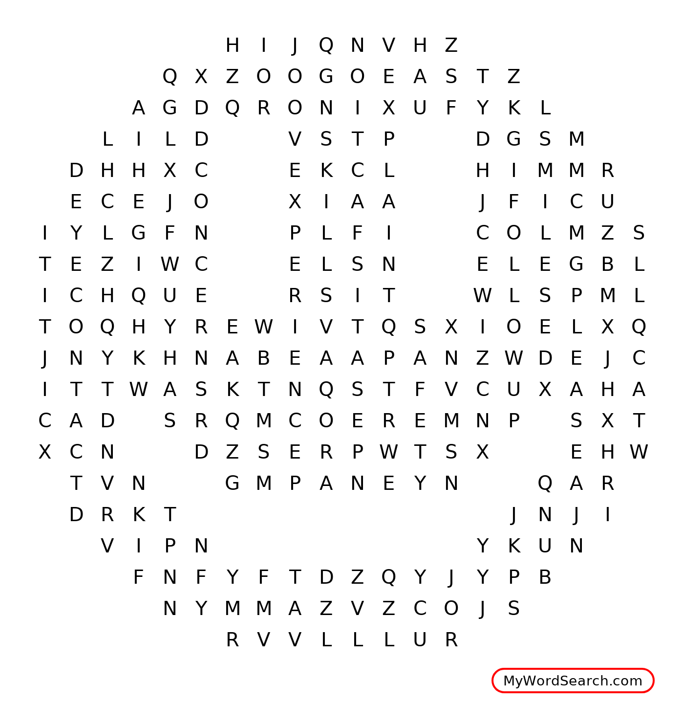 AIDET WORD SEARCH