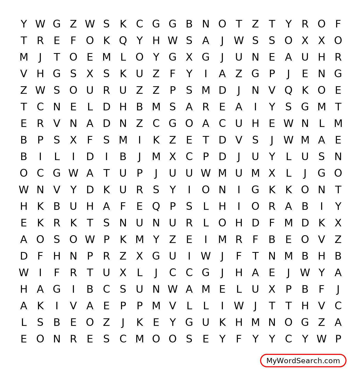 ALASKA WORD SEARCH