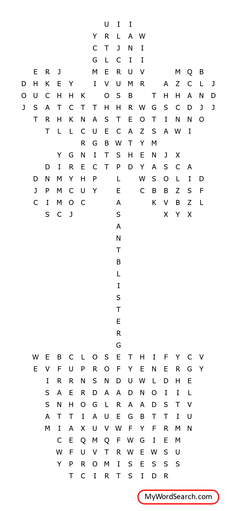 Ava word search