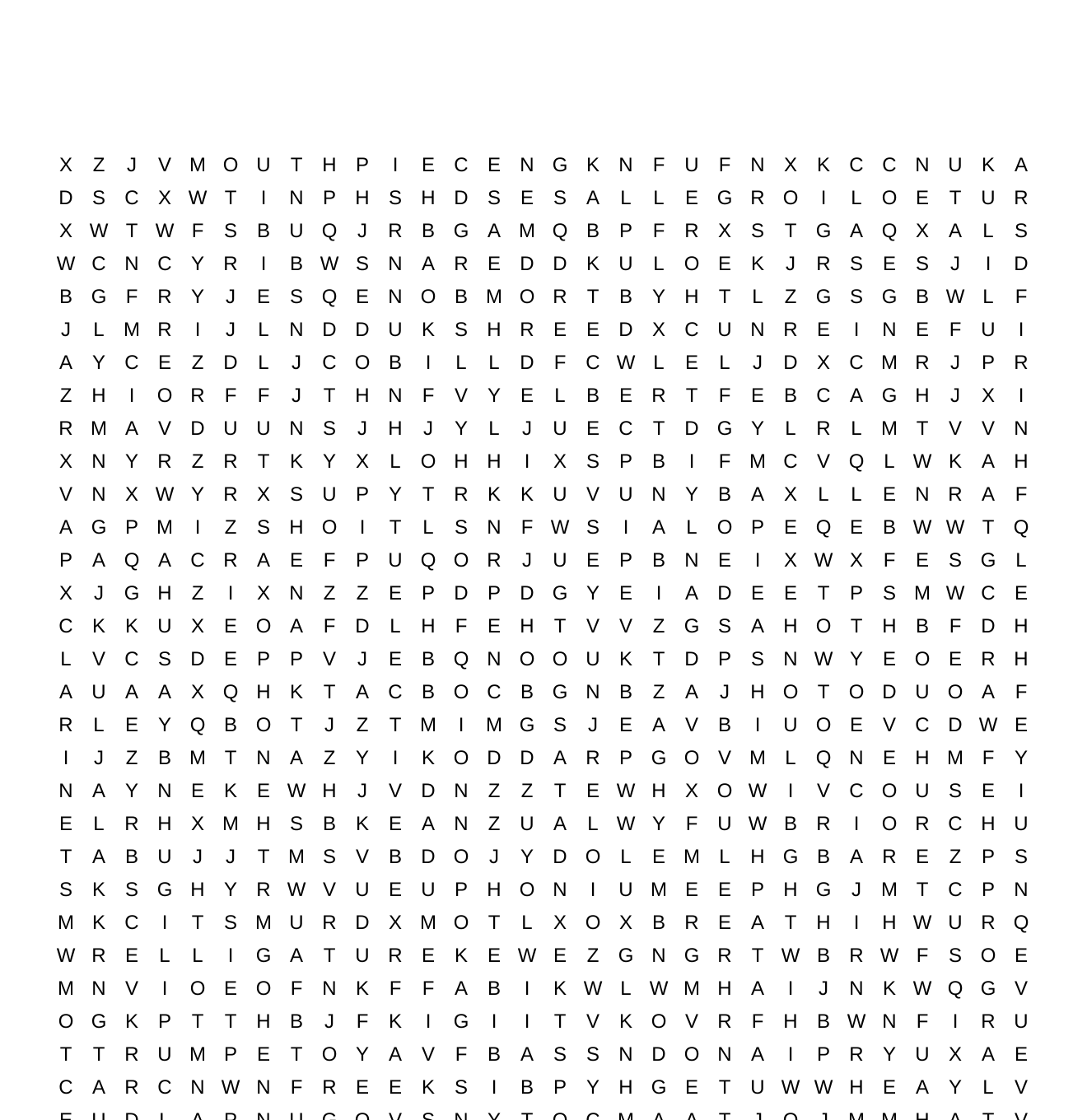 Band Word Search