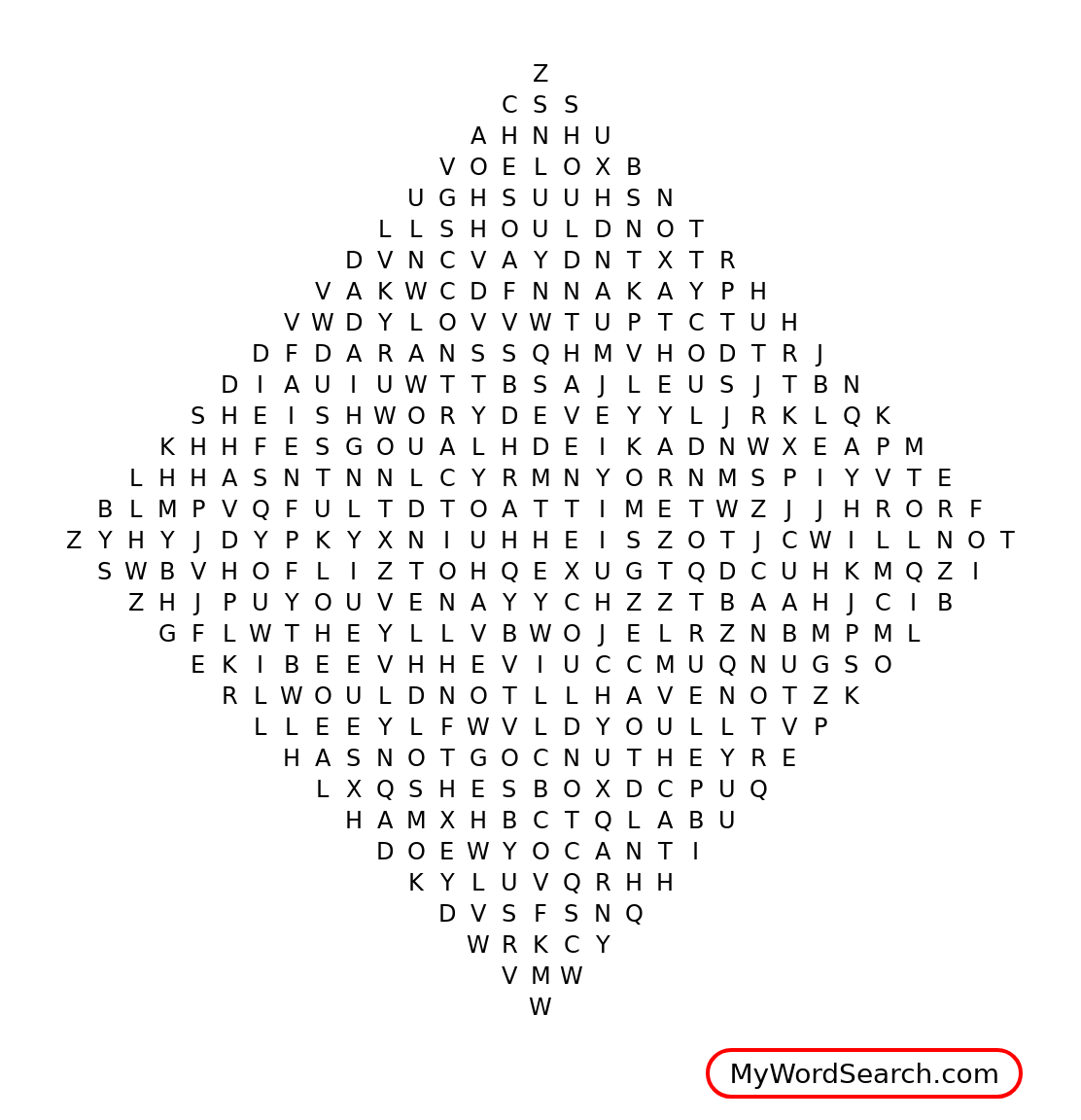 Bell Work Contraction Word Search