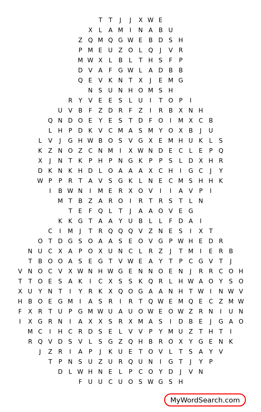 Biome Word Search