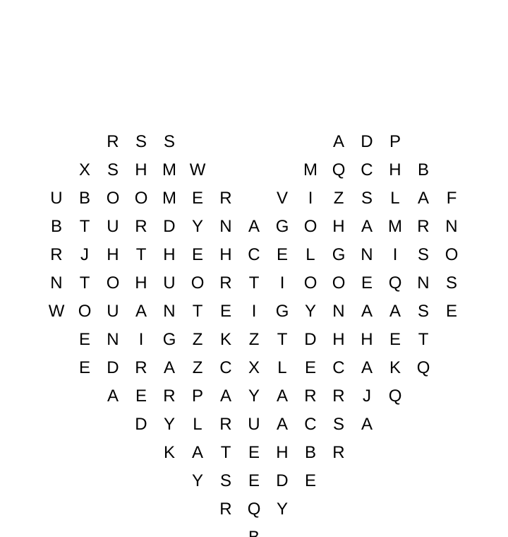 Boomer Word Search Puzzle