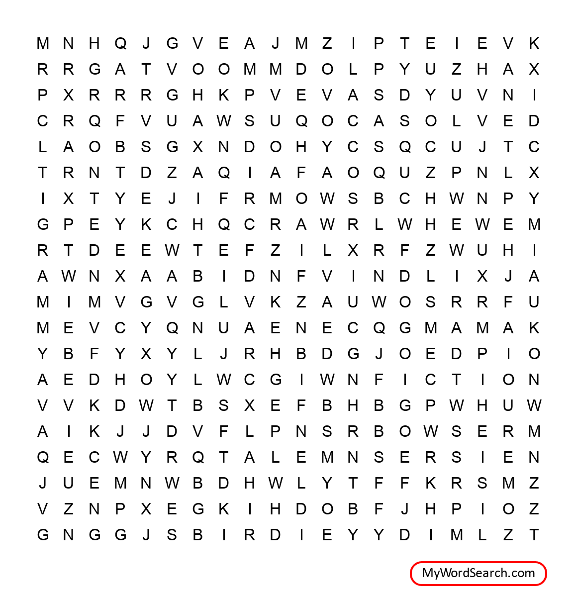 Bowser and Birdie Word Search