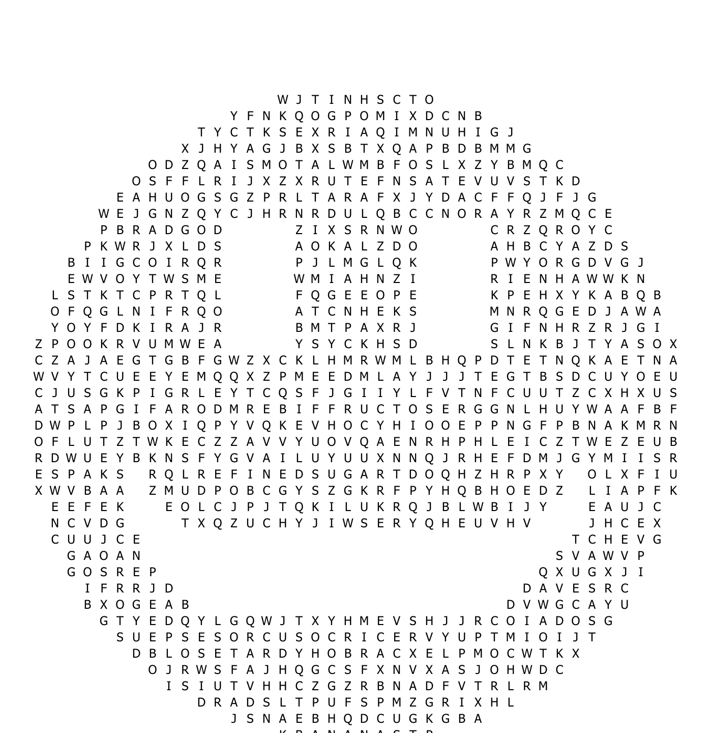 CARBOHYDRATES WORD PUZZLE