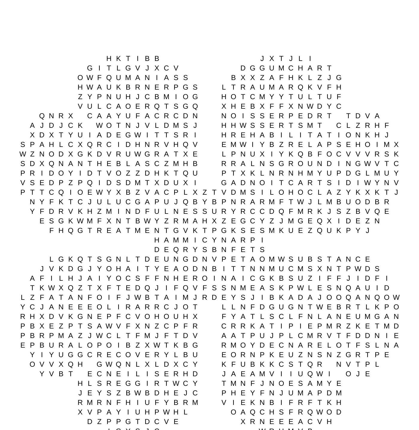 CLOVER WORD SEARCH