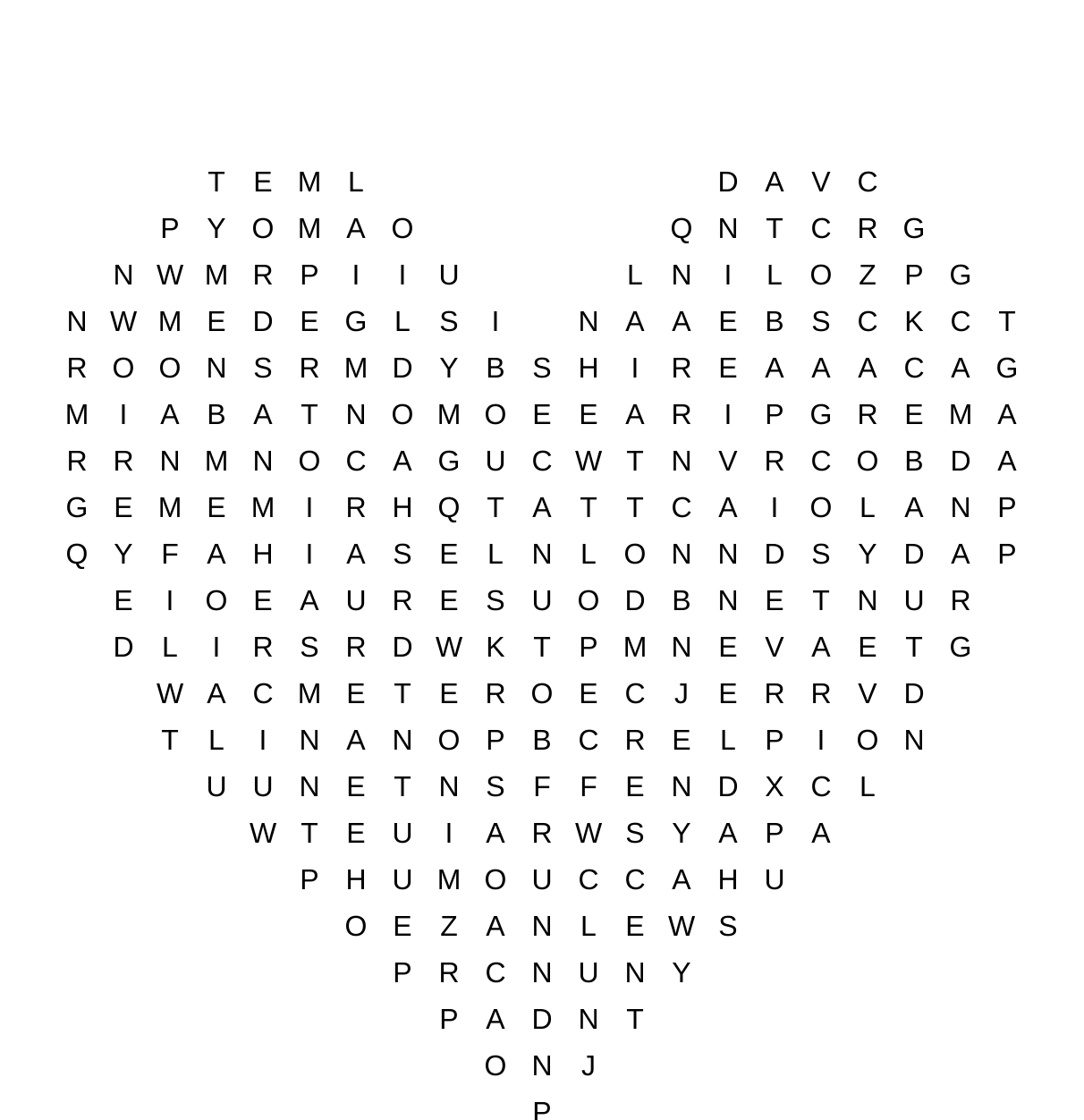 Carrie and Emily Word Search