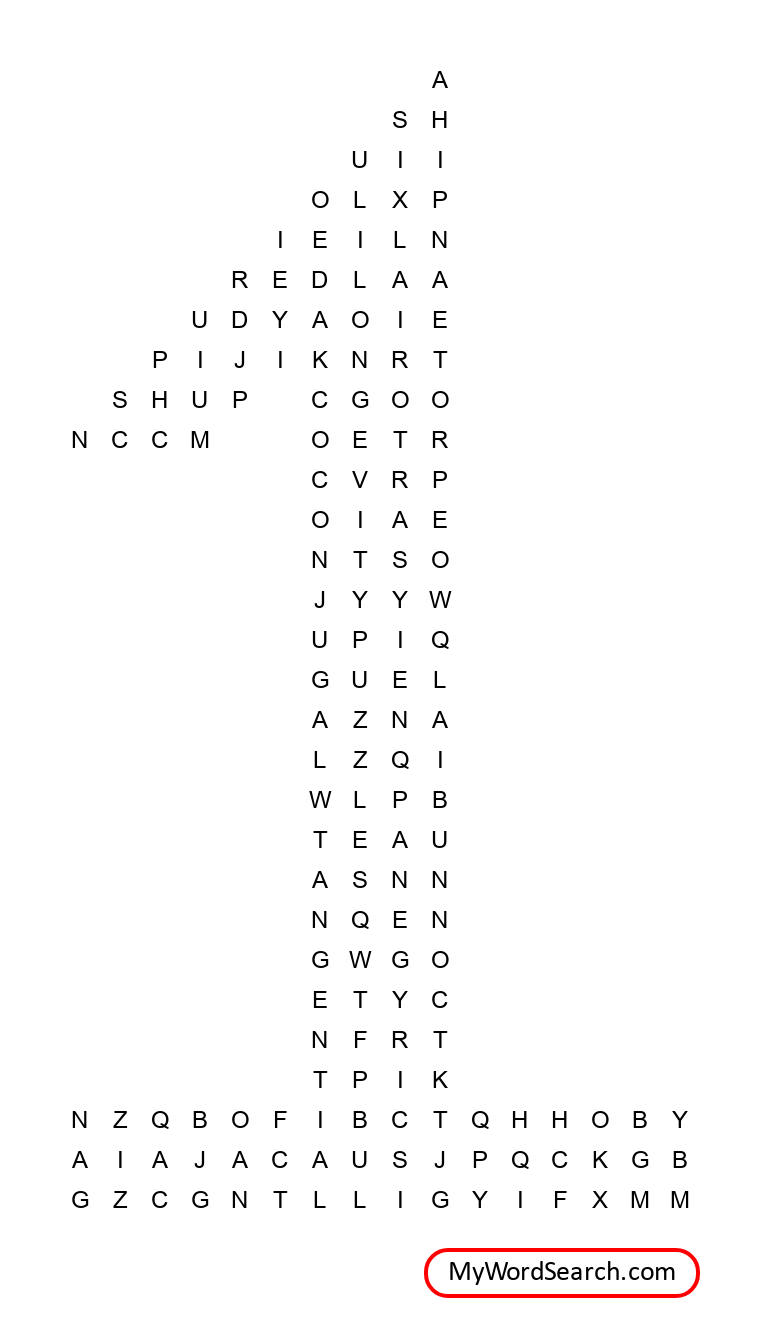 Chapter 19 One Minute Word Search