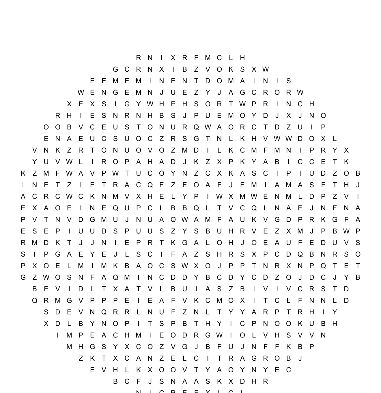 Chapter 3 Wordsearch