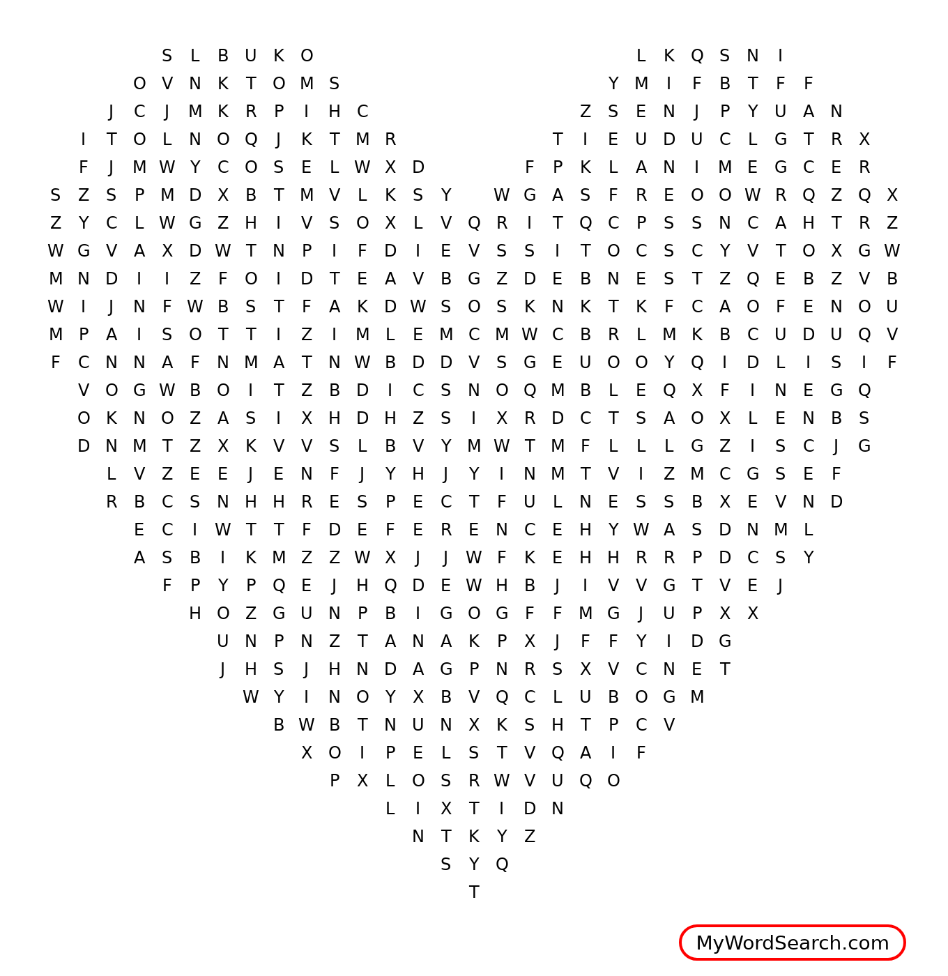 Character Word Search