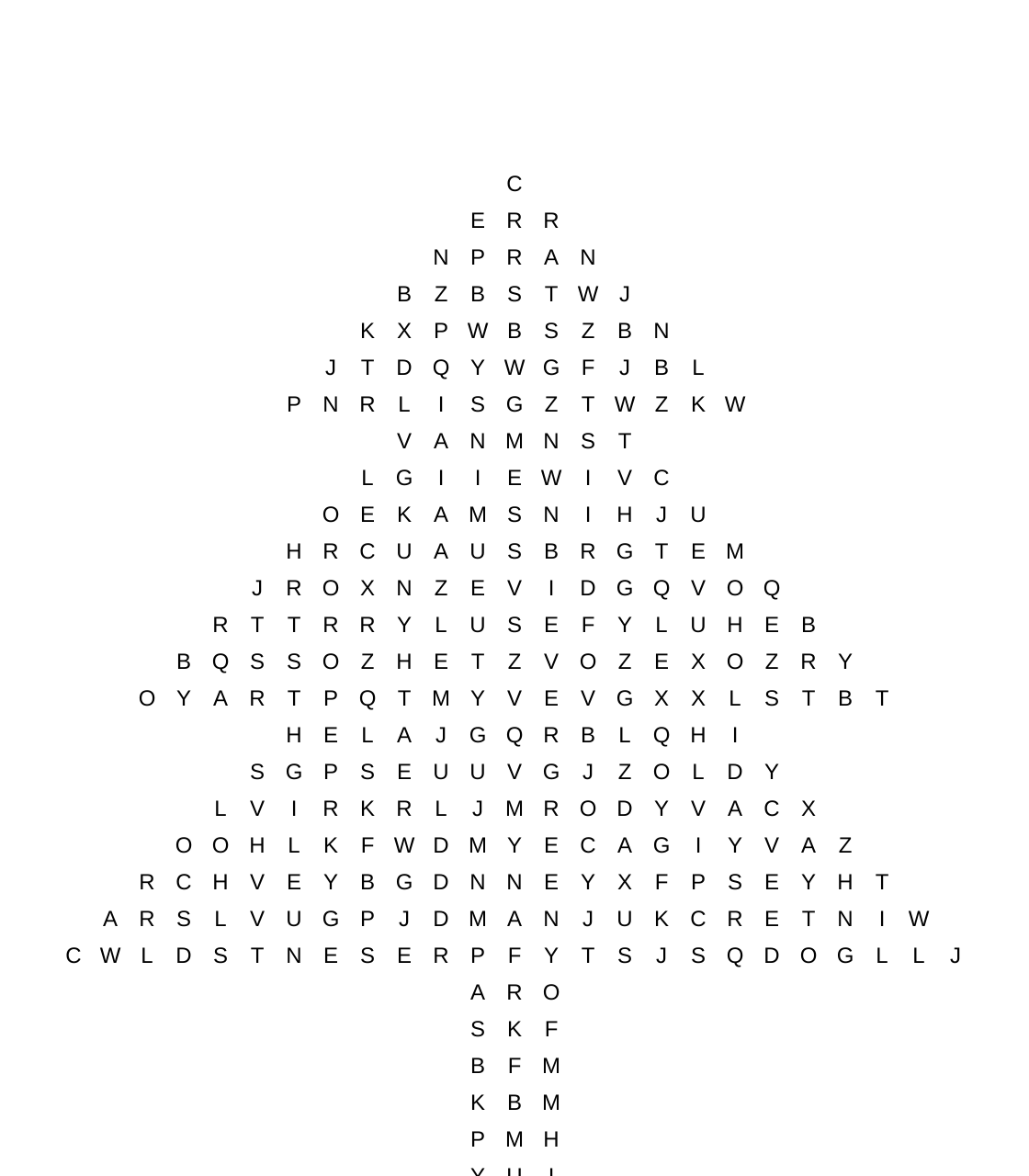 Christmas Tree Word Search christmas-tree-word-search