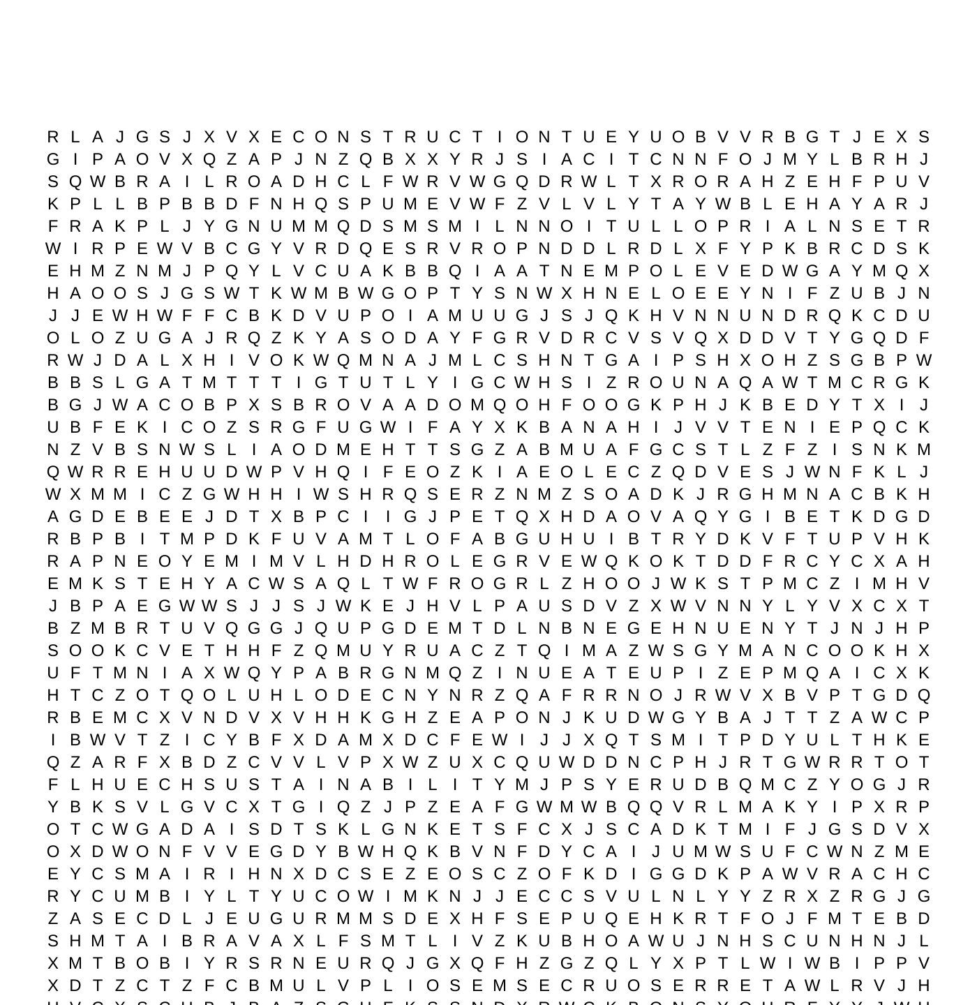 Civil Engineering word Search