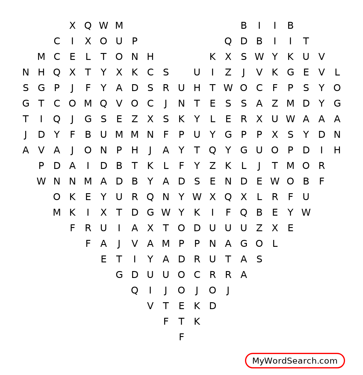 Class Word Search