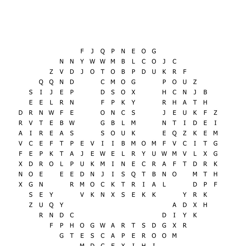 Co-op Word Search
