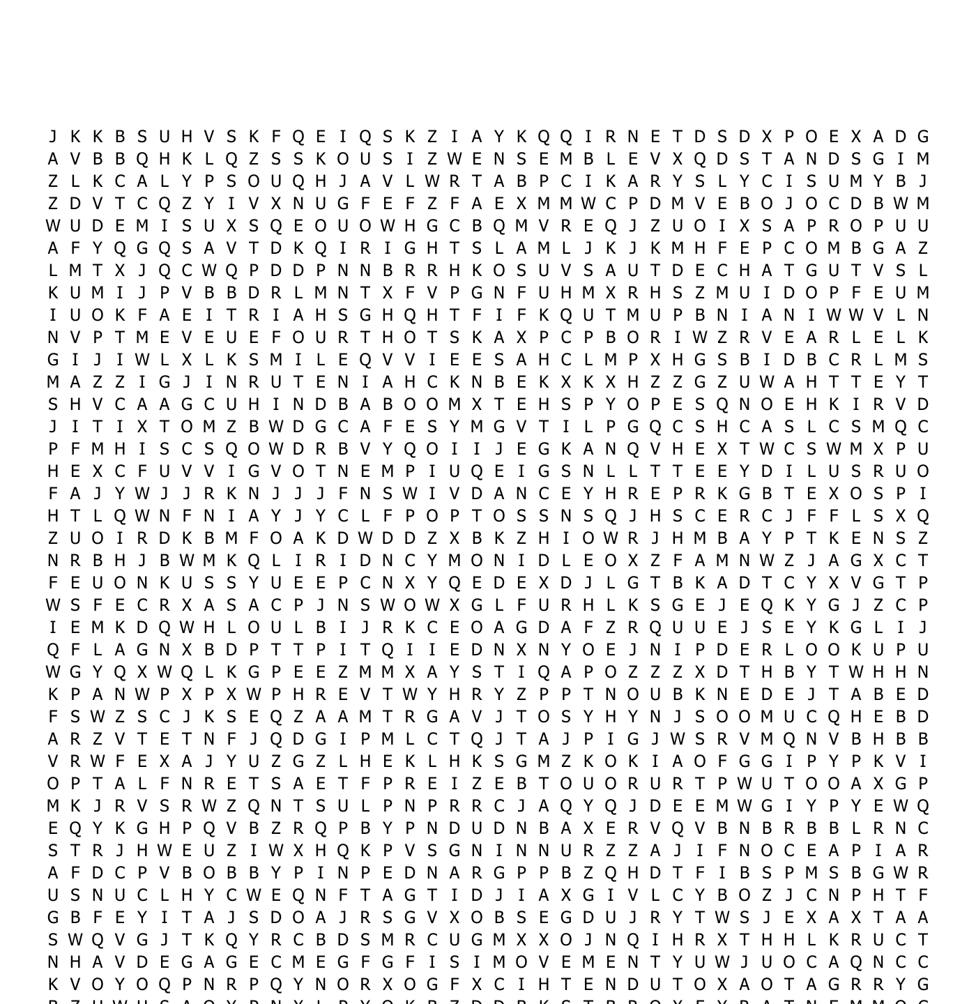 Colorguard Wordsearch