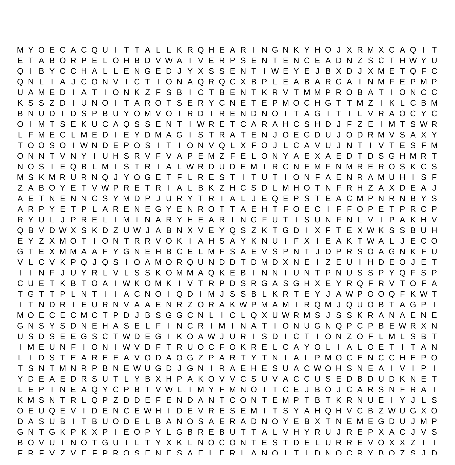 Competency Word Search Challenge