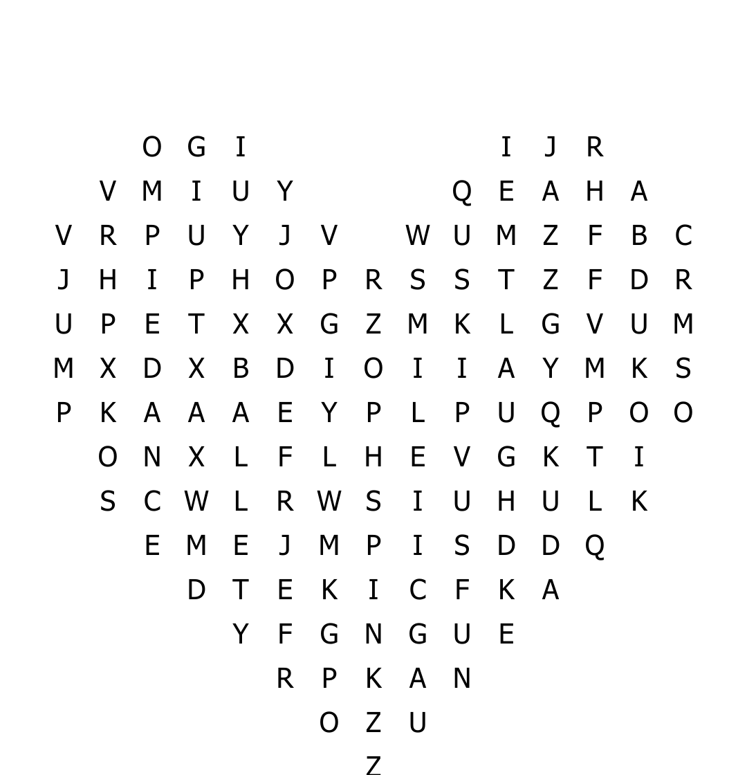 Creative Movement Word Search