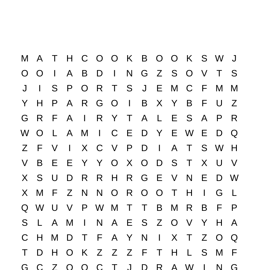 Dewey Decimal Word Search