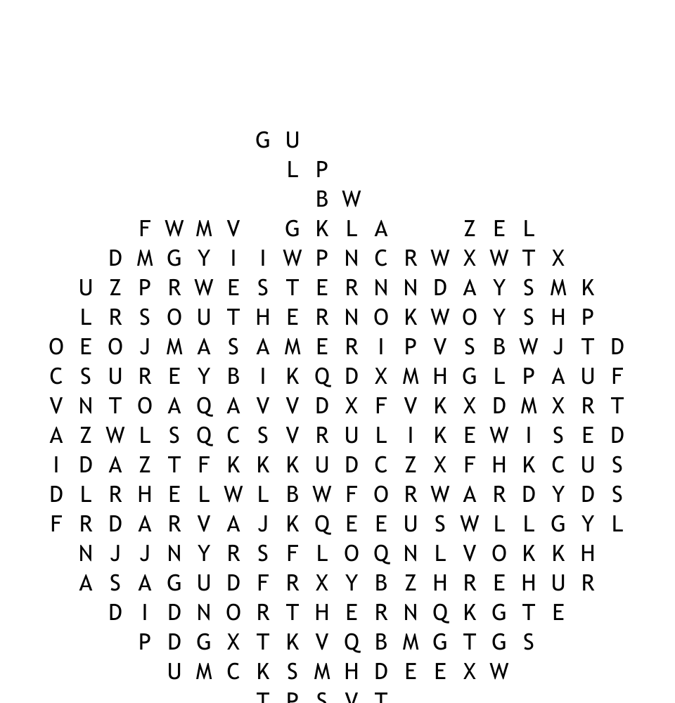 Direction Spelling Words