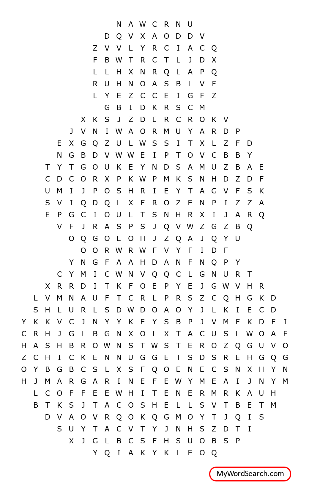 Dynacare Goodbye Trans Fats Word Puzzle