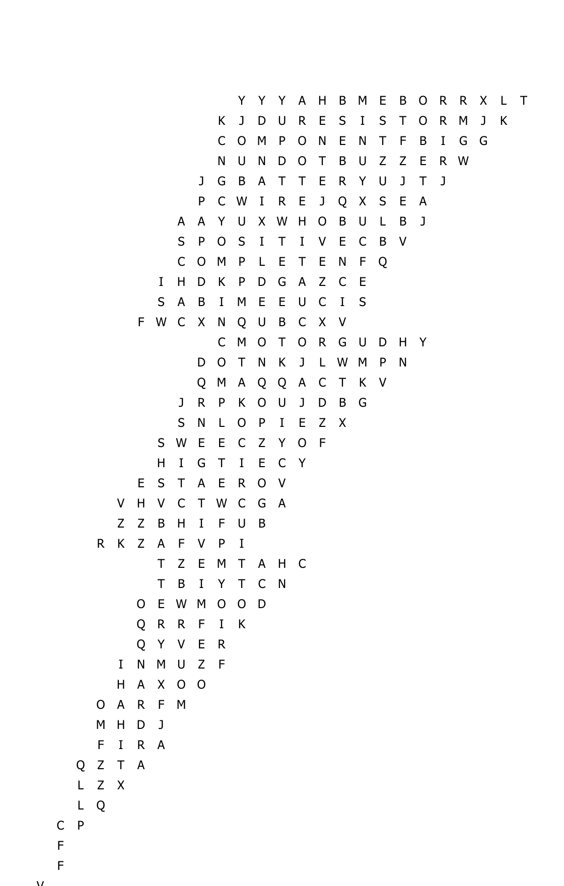 Electrical Circuit Wordsearch
