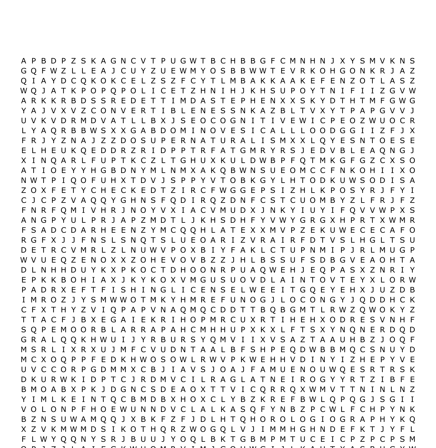 GIGANTIC Word Search Page 34