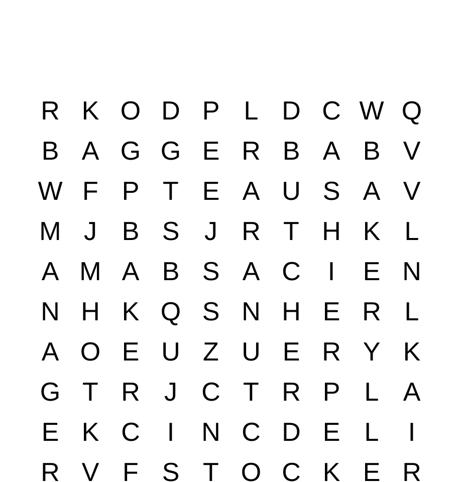 Grocery Store Vocabulary