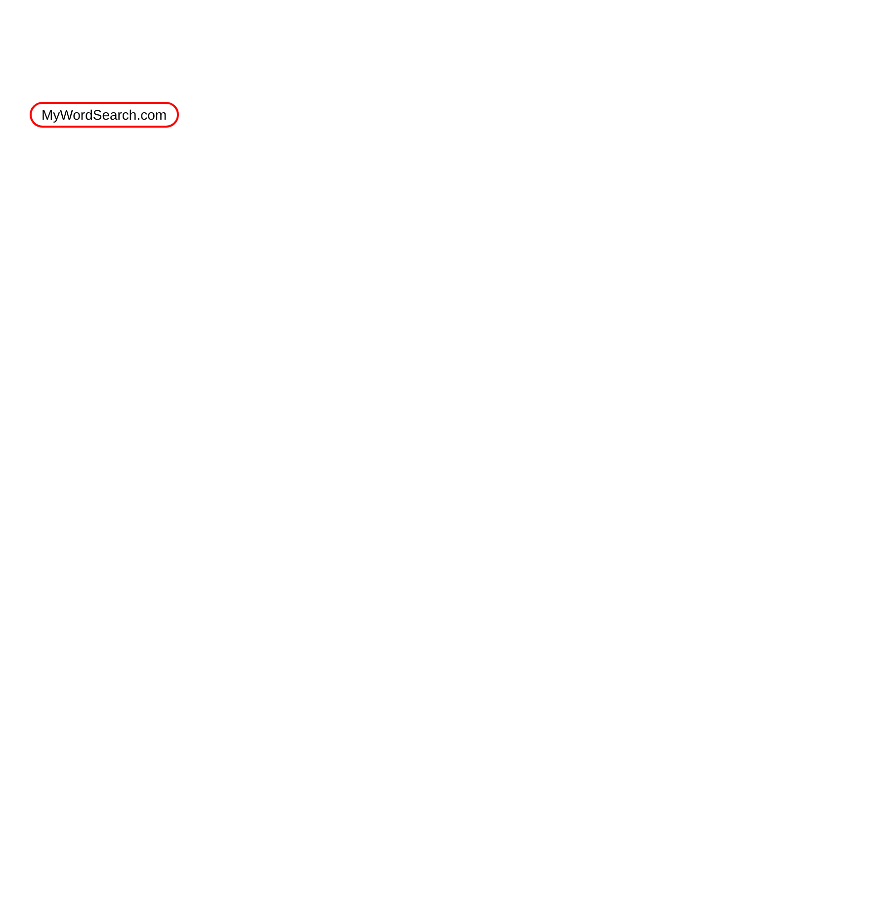 Gymnastics Word Search