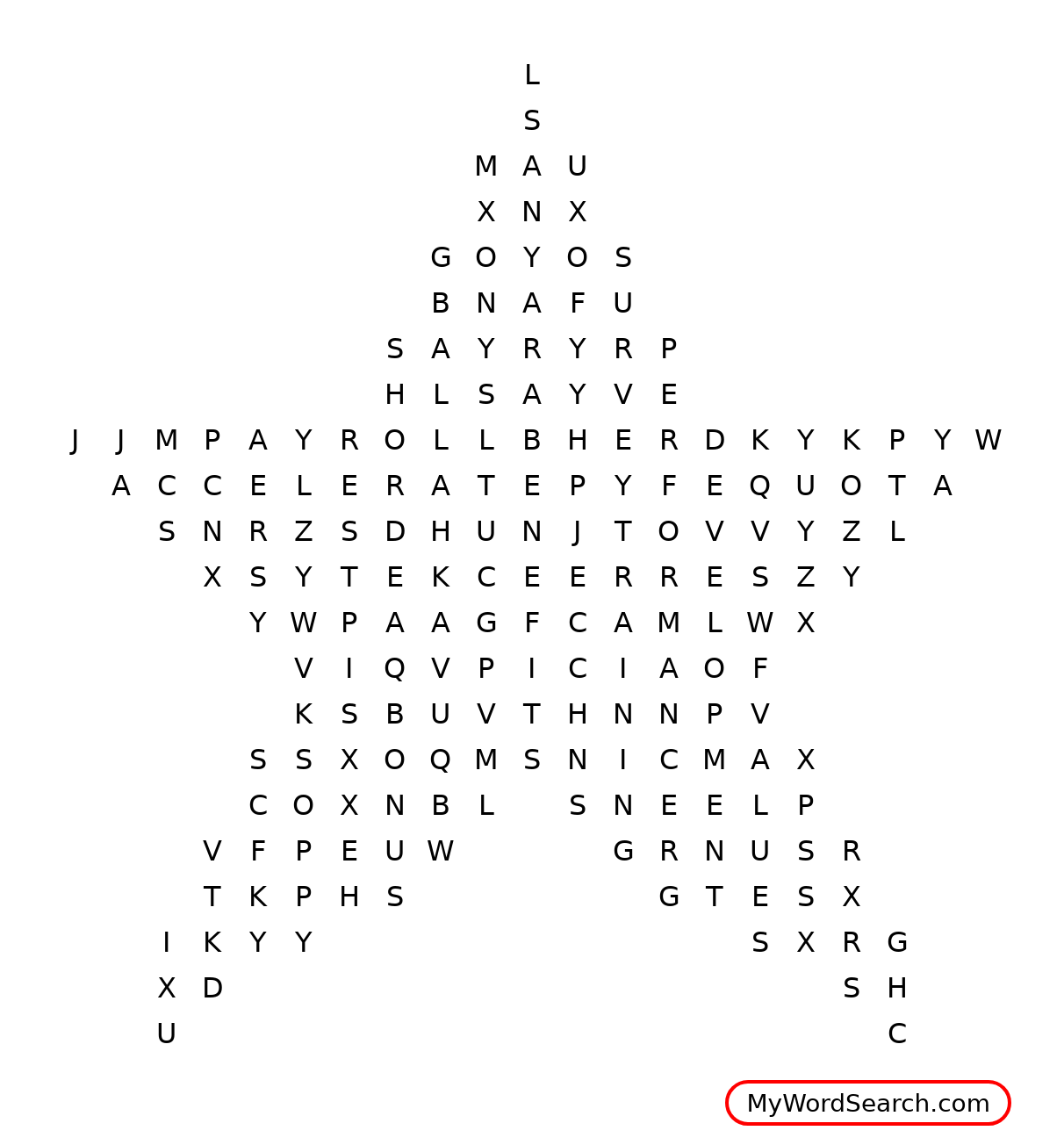 HR Word Search