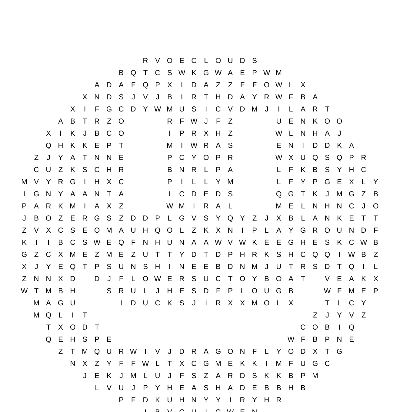 Happy Day Word Search