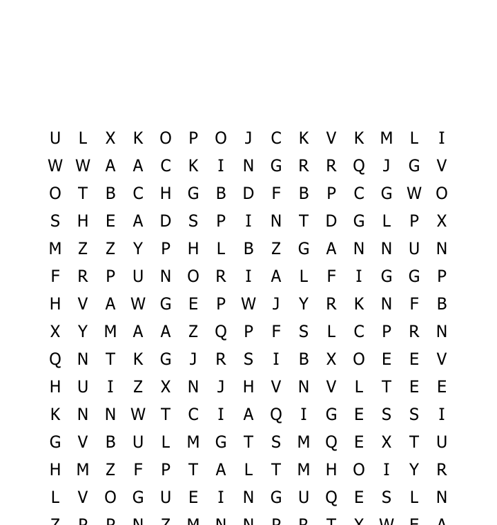 Hip Hop Dance Word Search