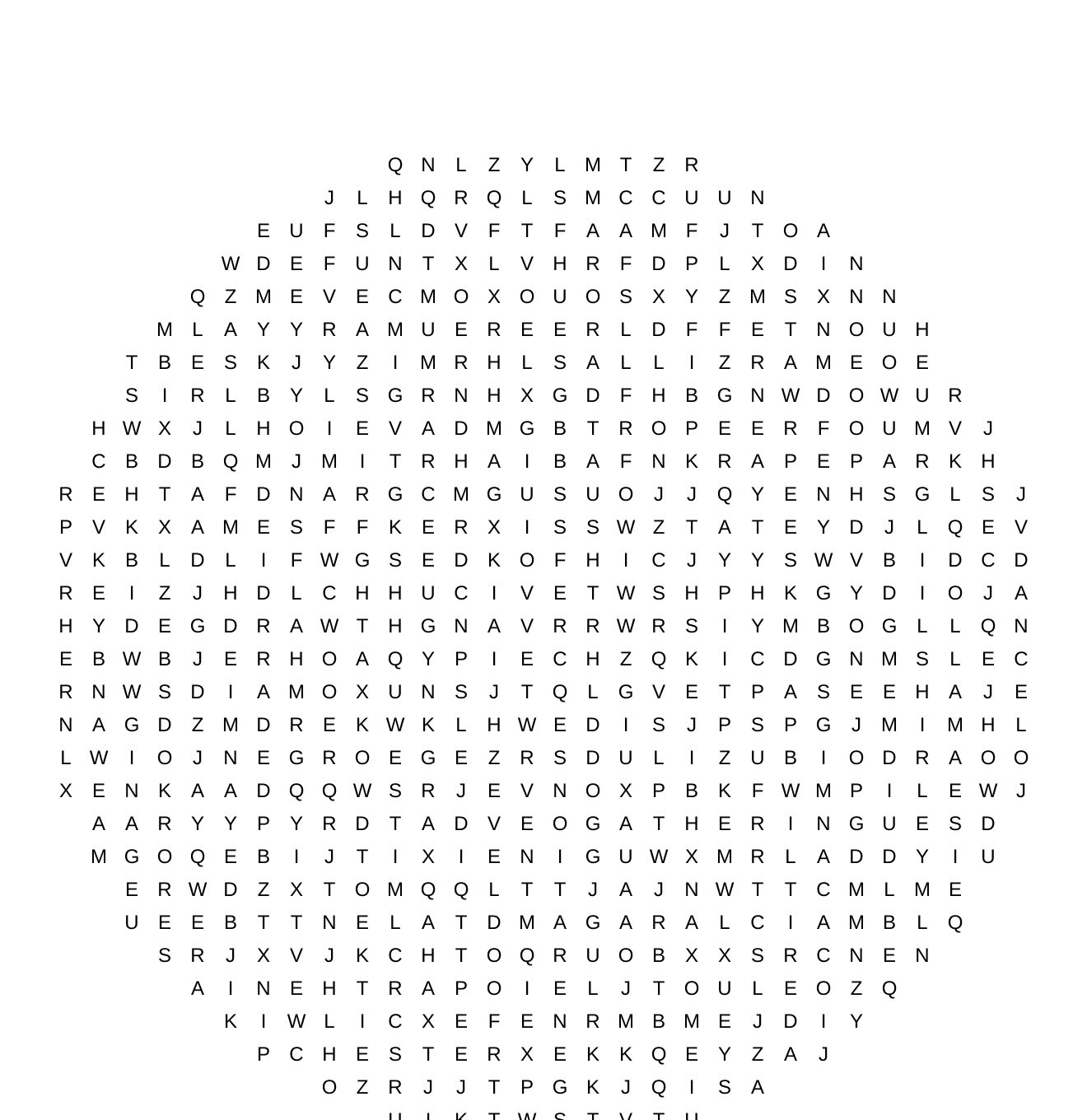 Hollins/Green Word Search
