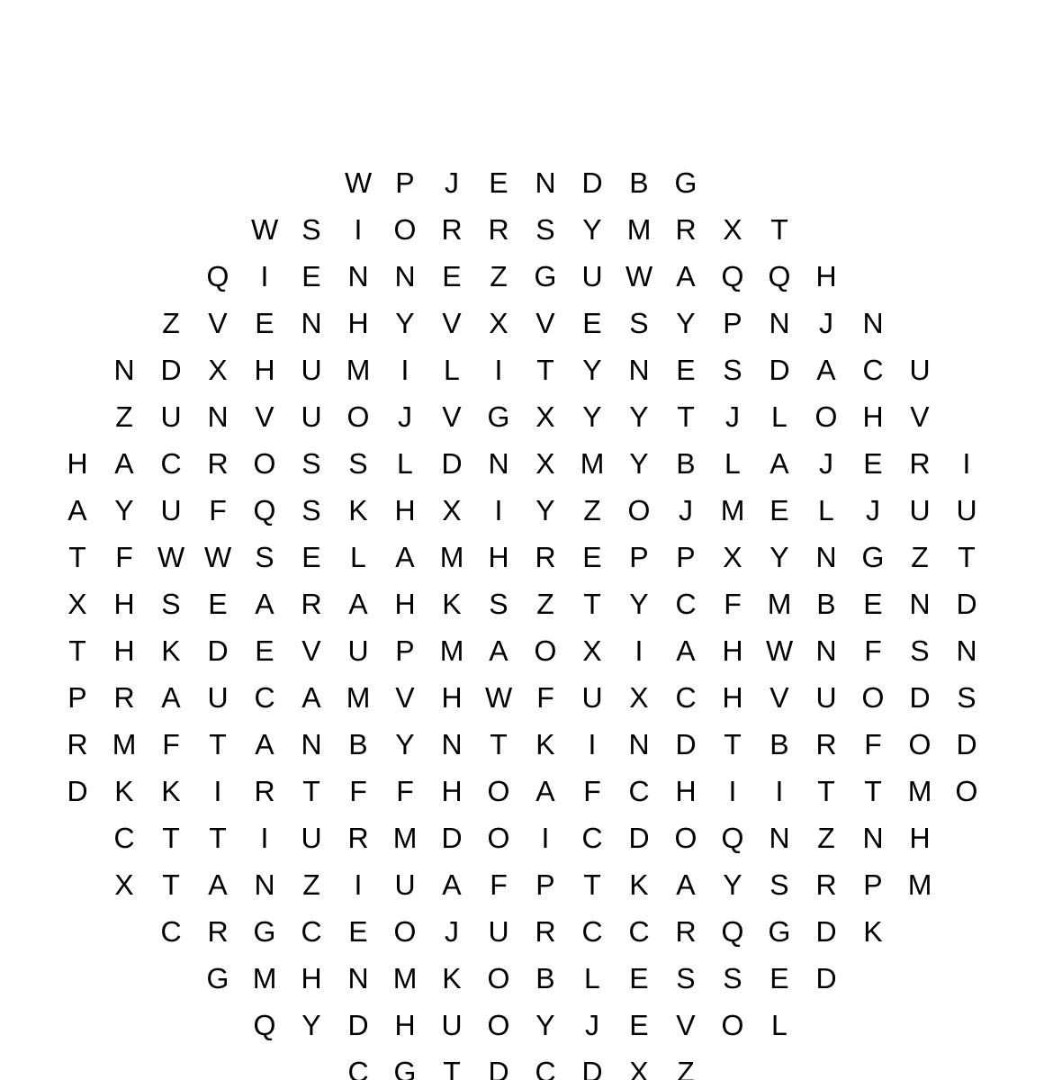 Humility Word Search