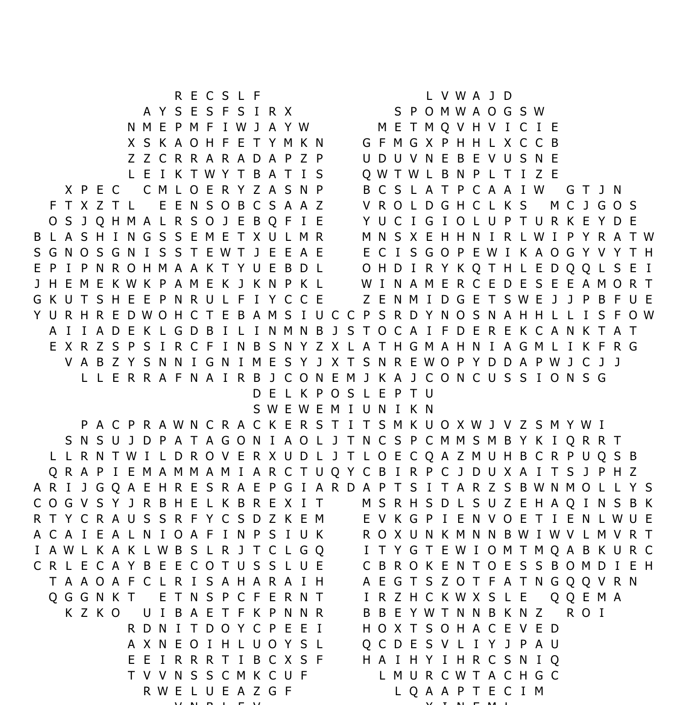 ILE Word Search
