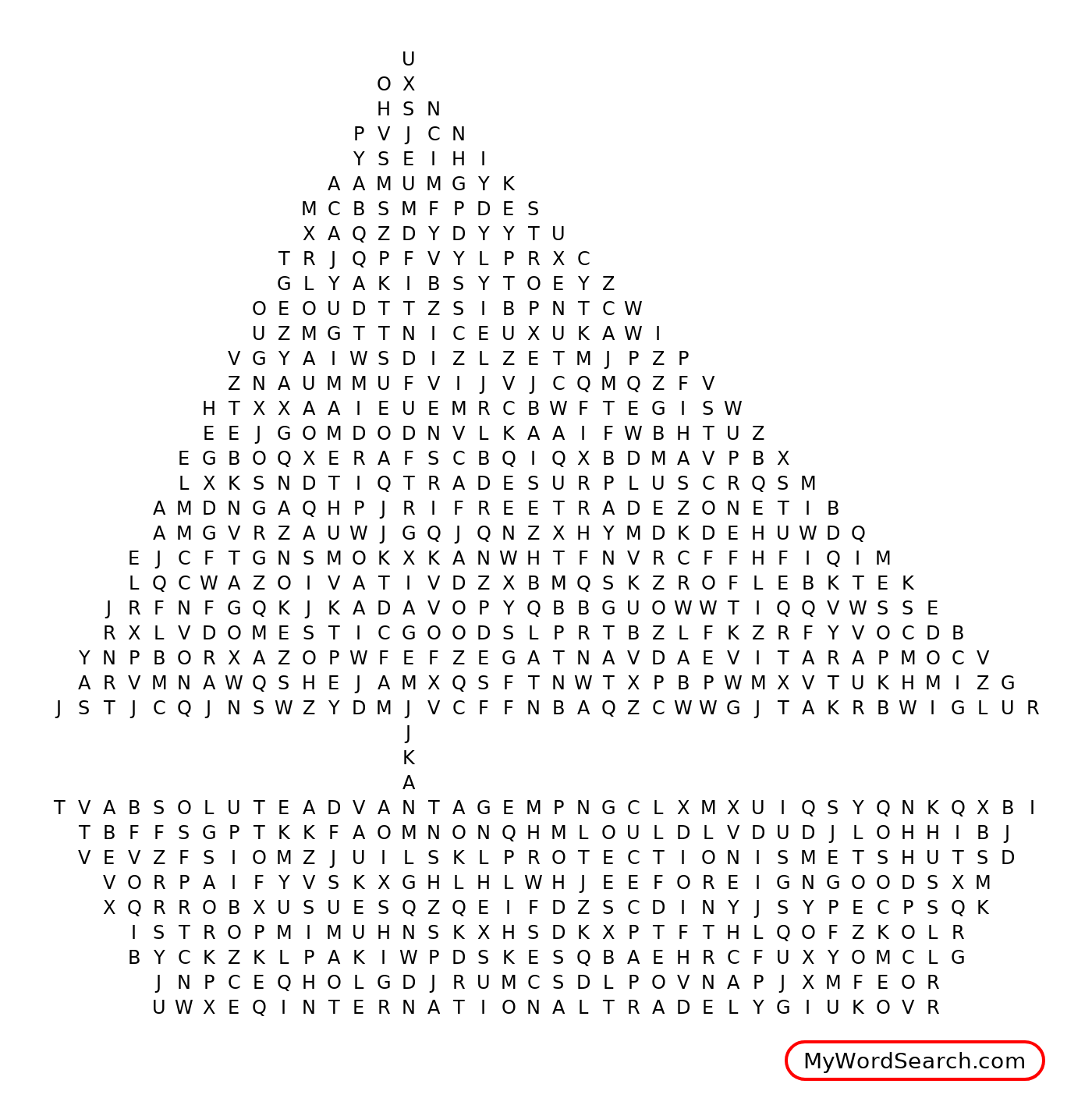 International Trade Word Search