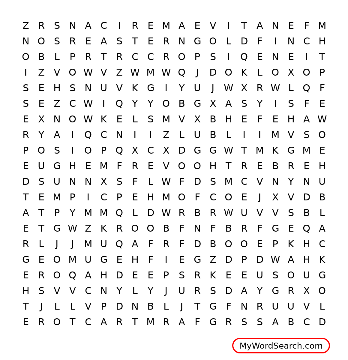 Iowa word search