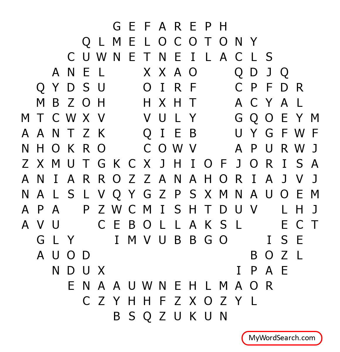 Jake Hill Word Search: