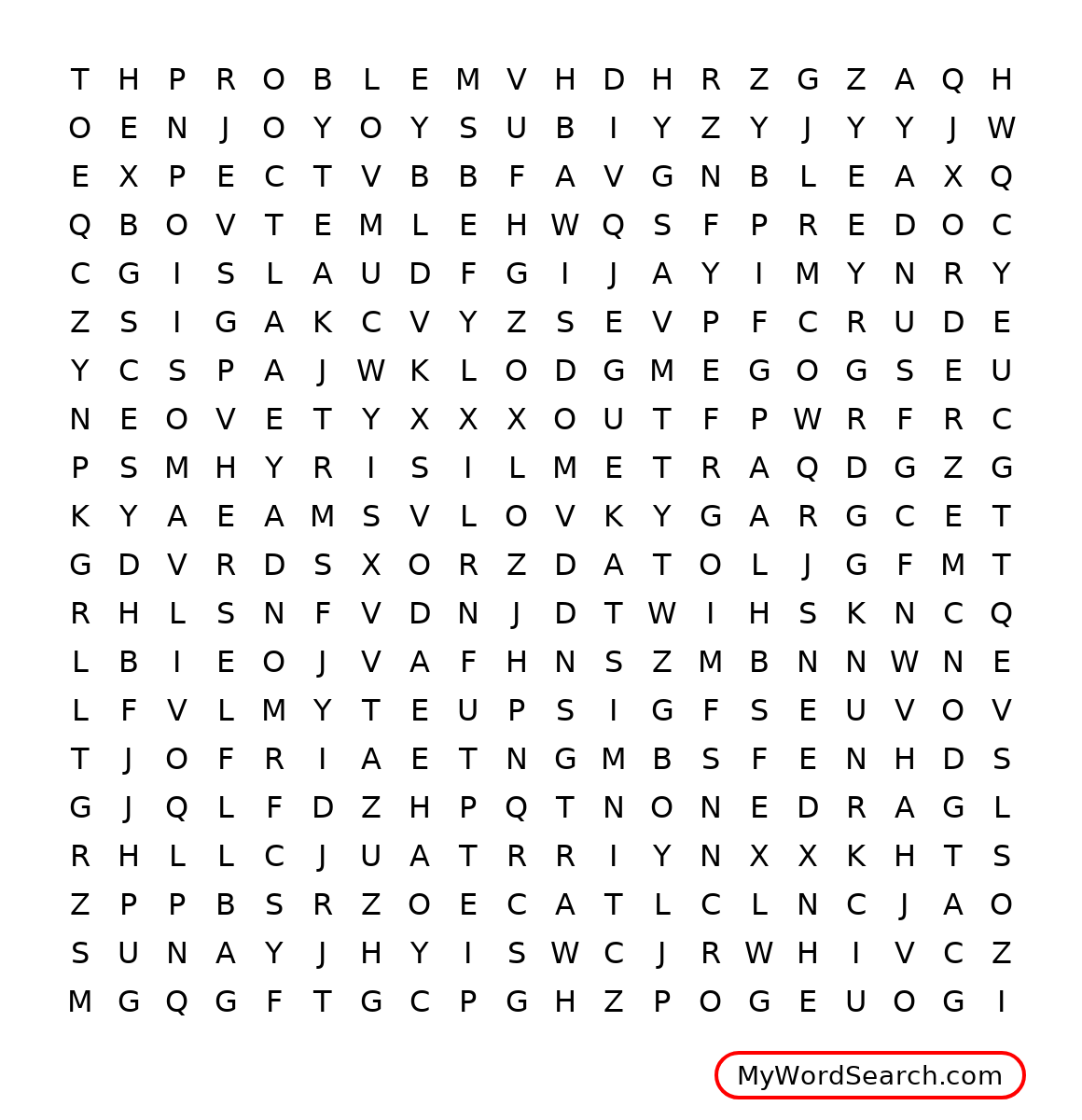 Jake Mattingly 4/24/18 Spelling Contract - Word Search
