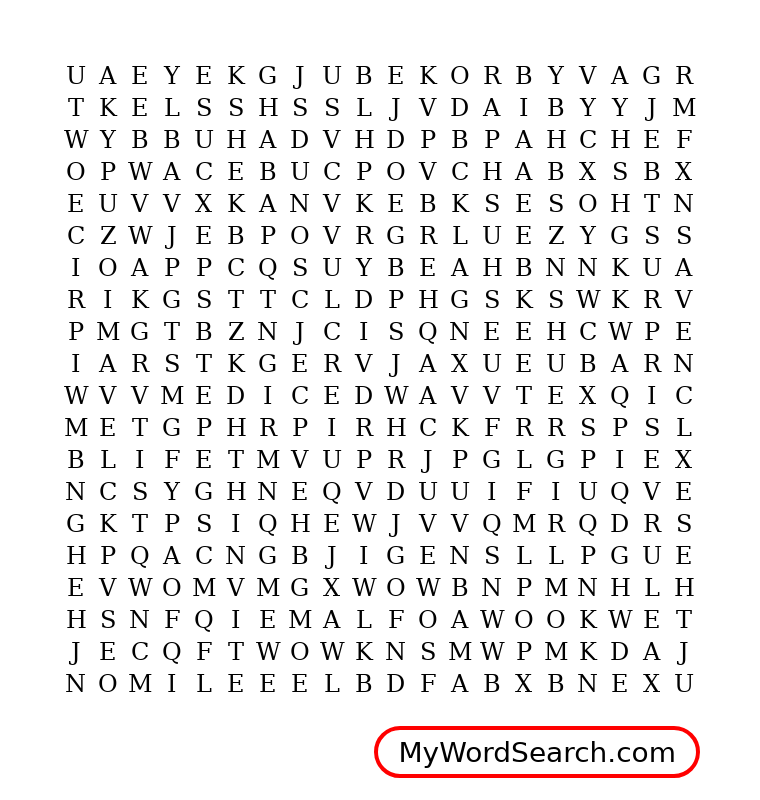 Kaden Jordan - Word Search