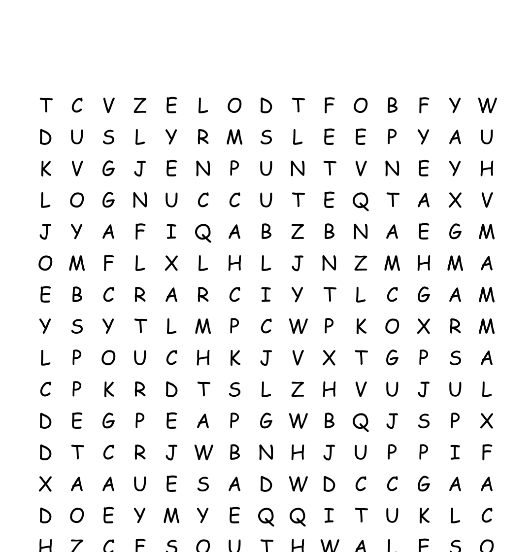 Koala Word Search