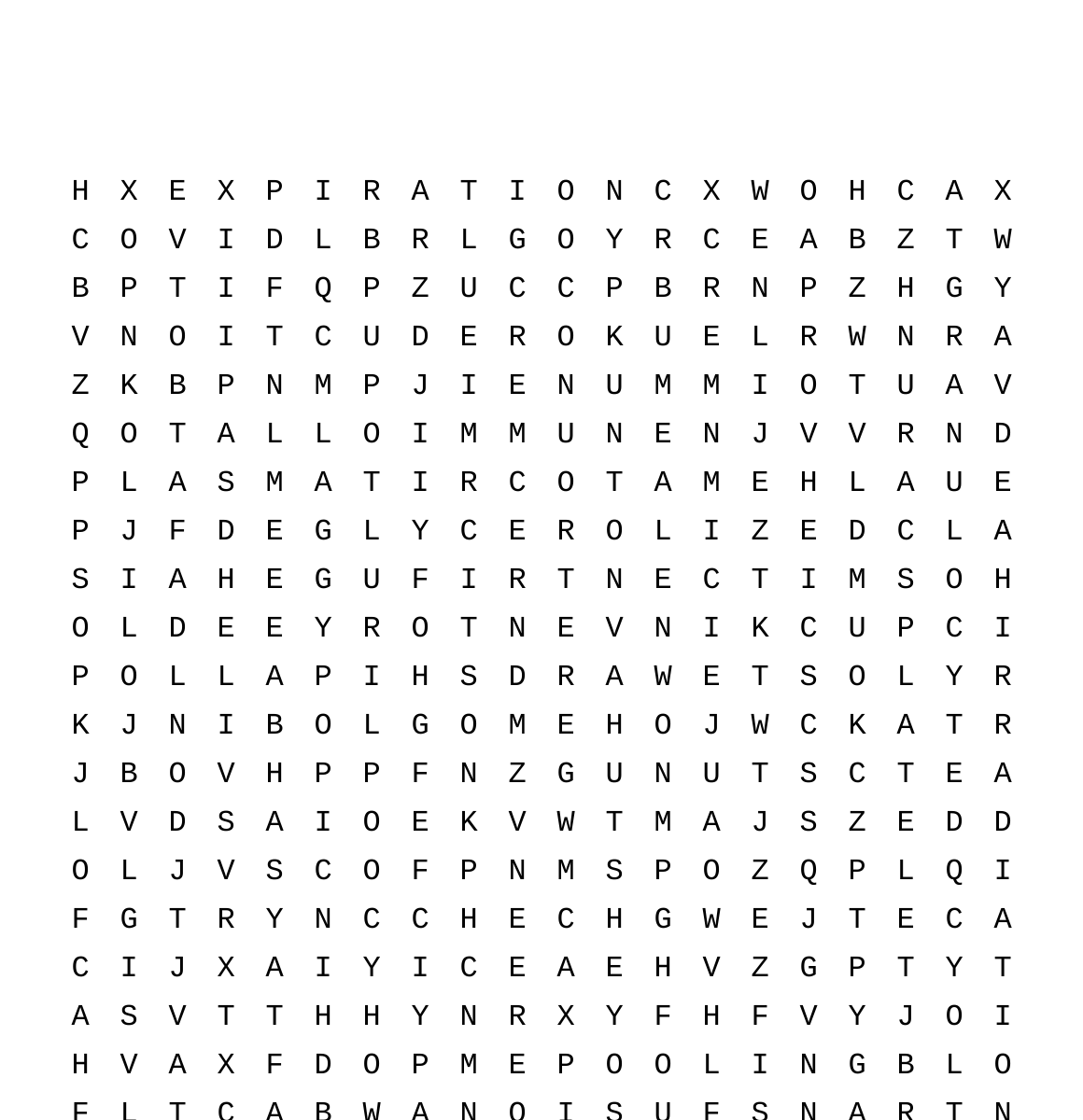 LAB WEEK WORD SEARCH