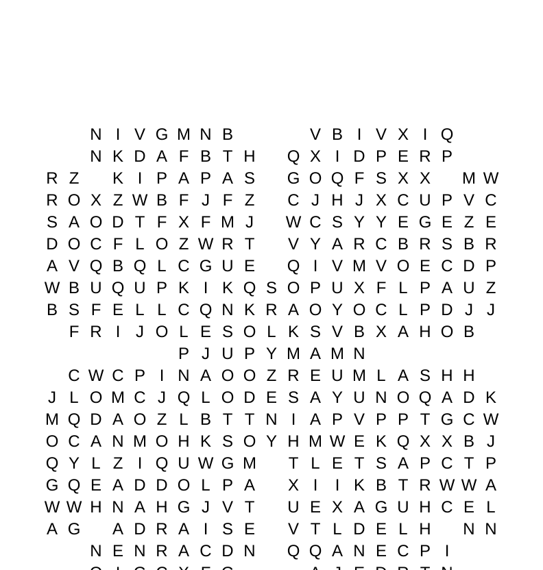 LESSON #20 WORDSEARCH