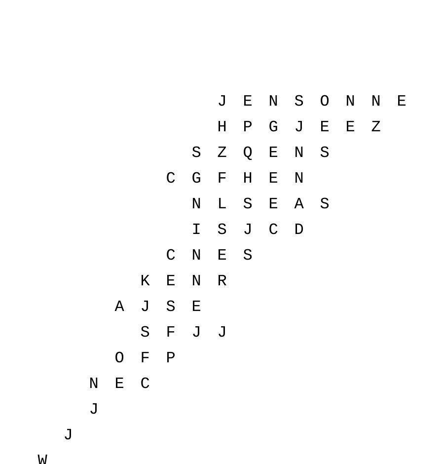 Last Names J (Part Three)