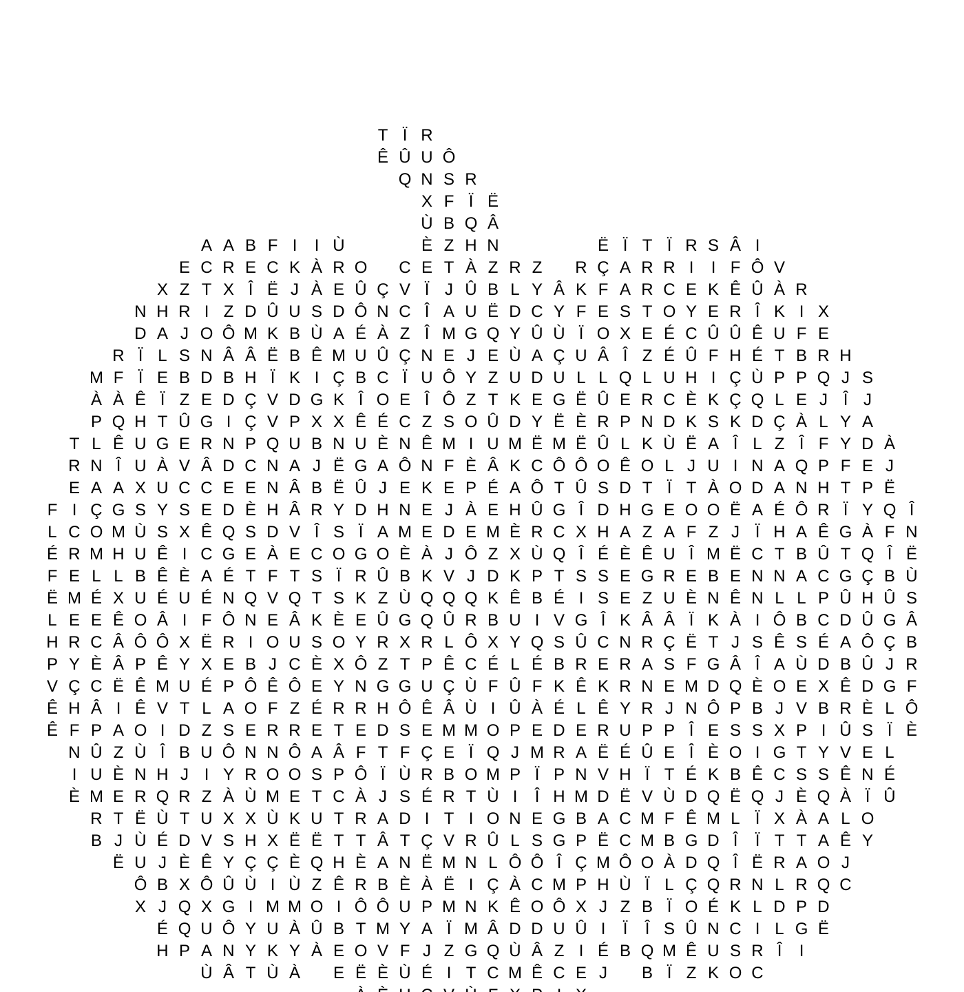 Le vocabulaire de l'action de grâce